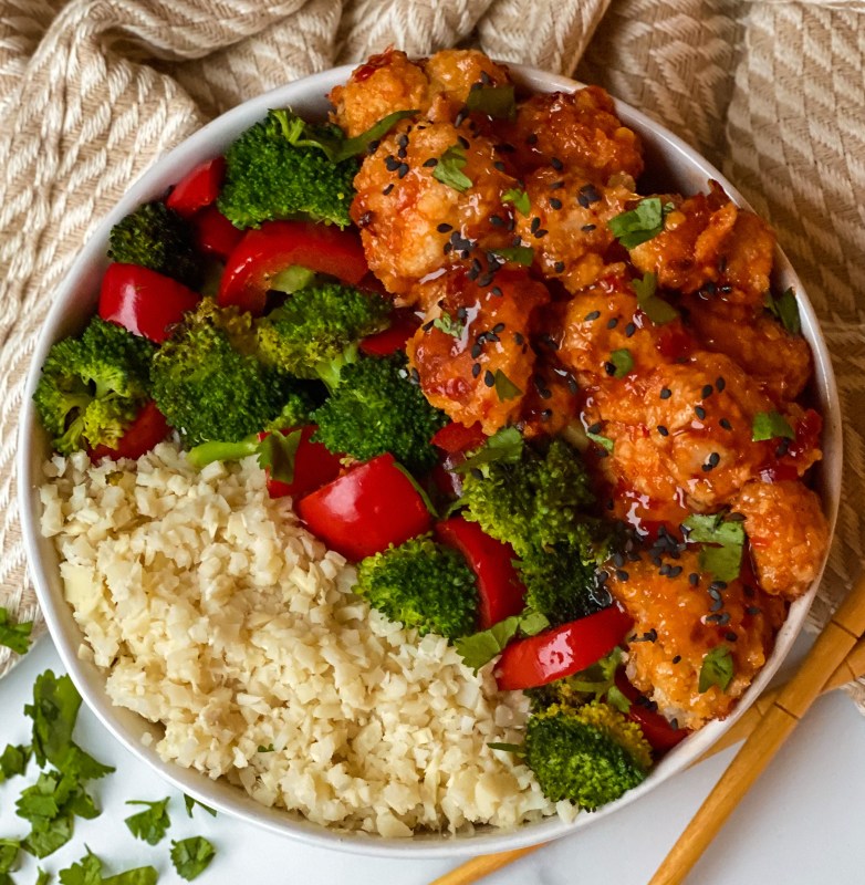 Better Than Takeout Sweet Chili Cauliflower - Jackfruitful Kitchen