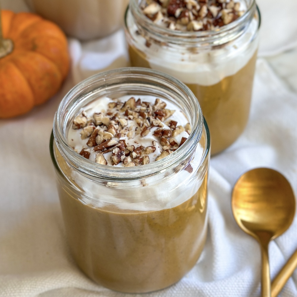 Pumpkin Pie Pudding (High Protein!) | Jackfruitful Kitchen
